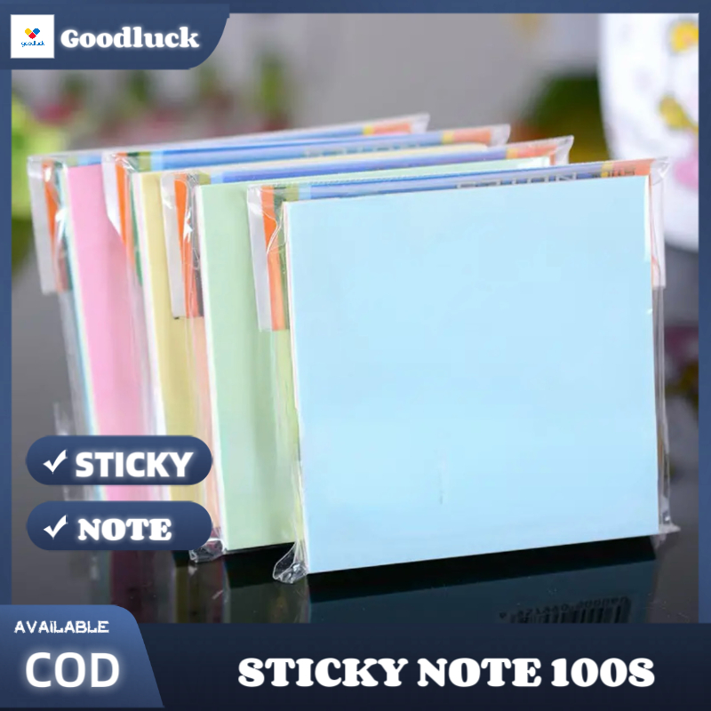Sds Sticky Notes Pastel Color 3" Multicolor Note Paper Office School ...