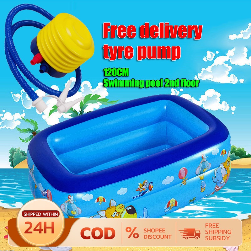 Inflatable Swimming Pool Kids Swimming Pool Baby Swimming Pool Air Pump ...