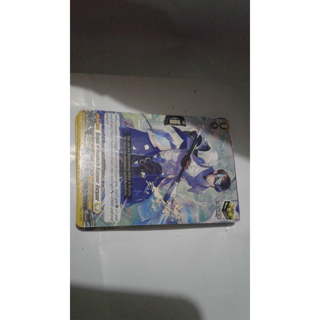 VANGUARD KNIGHT OF HEAVENLY HAMMER GURGANT 1 ONE PIECE CARD KETER D SD ...
