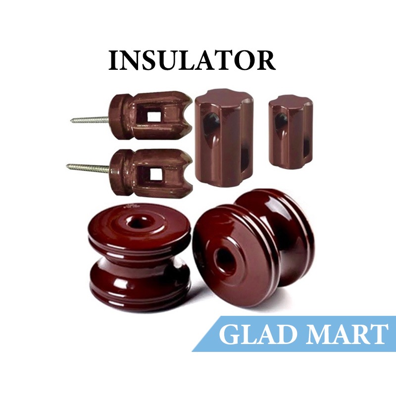 Porcelain Electrical Insulator 1PCS Screw/Ball/Spool Insulator Shackle ...
