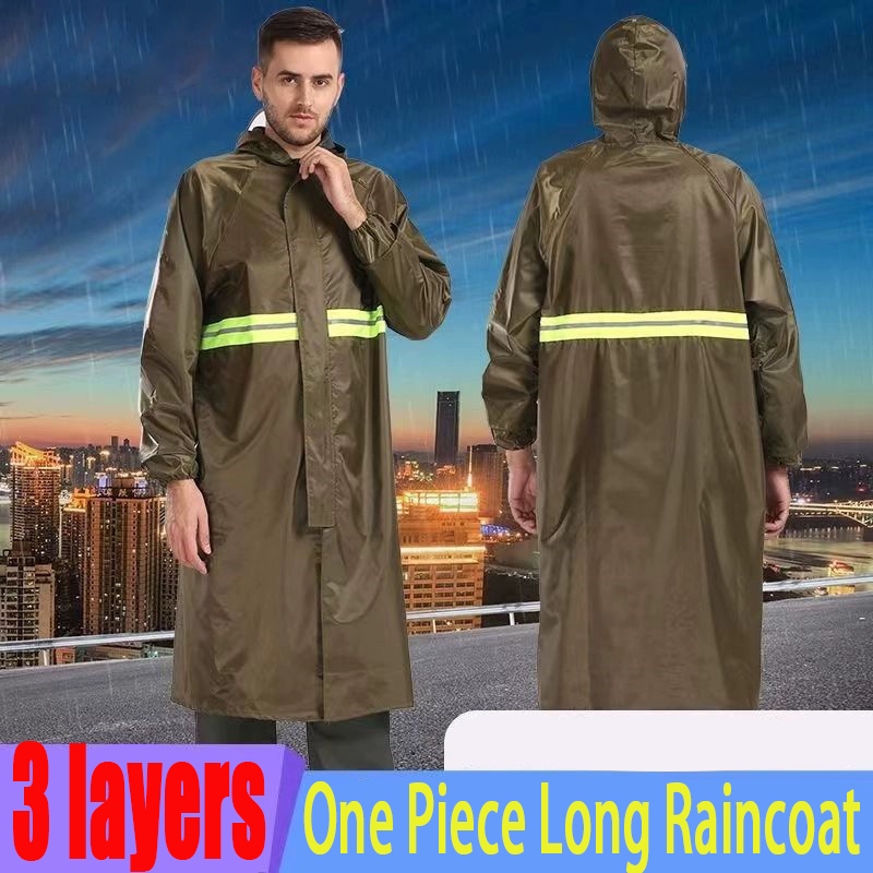 Motorcycle Raincoat For Men Kapote Makapal Rubberized Original Adult ...