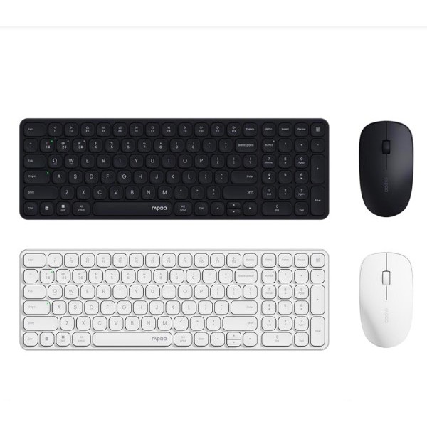 Rapoo 9320M Multi Mode Wireless Keyboard Mouse Bluetooth 30 40 50 2 ...