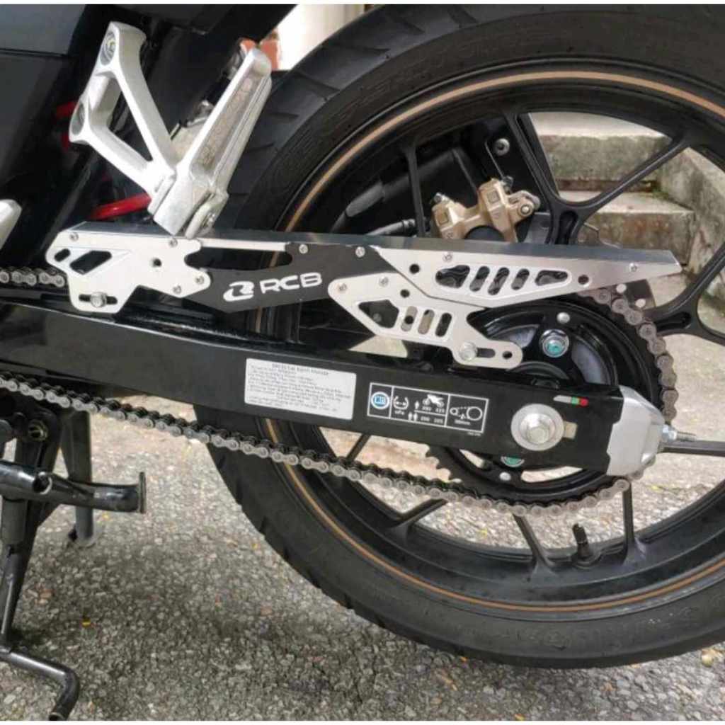 RCB CNC ALLOY CHAIN COVER FOR WINNER X/SNIPER 155 | Shopee Philippines