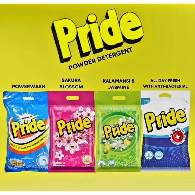 PRIDE Power Detergents Kalamansi and Jasmine All Day Fresh With Fabric ...