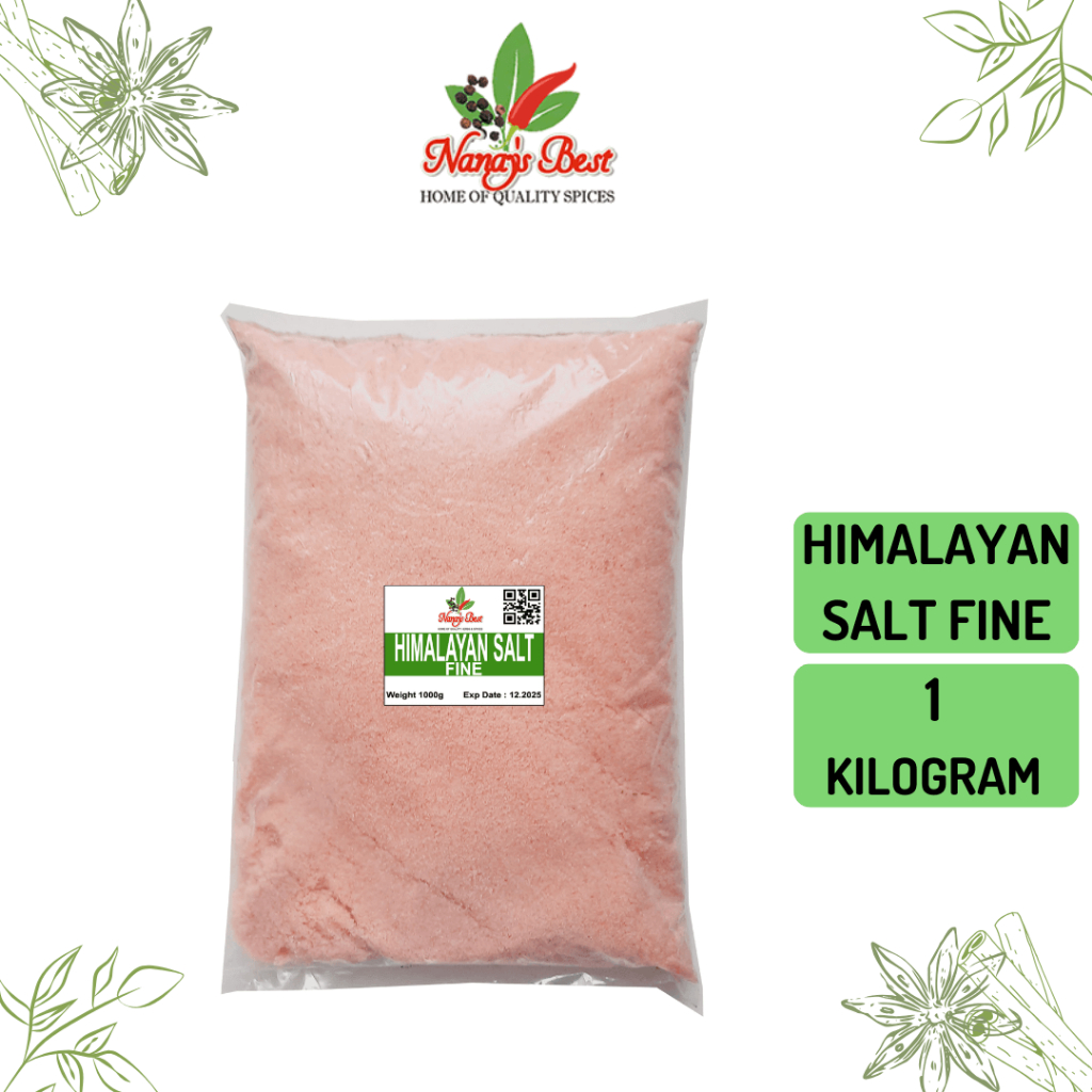 NanaysBest Himalayan Salt Fine 1 Kilo 1000Grams|500Grams | 250Grams ...