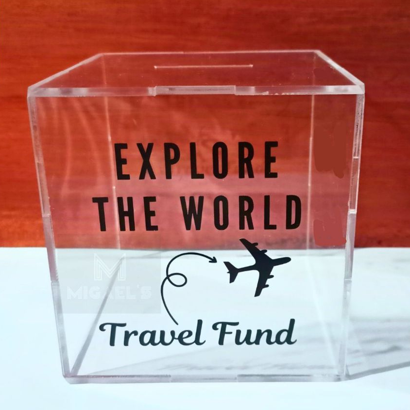 PERSONALIZED IPON GOALS Acrylic Coin bank (ALKANSYA)/ GIFT IDEAS/ IPON ...