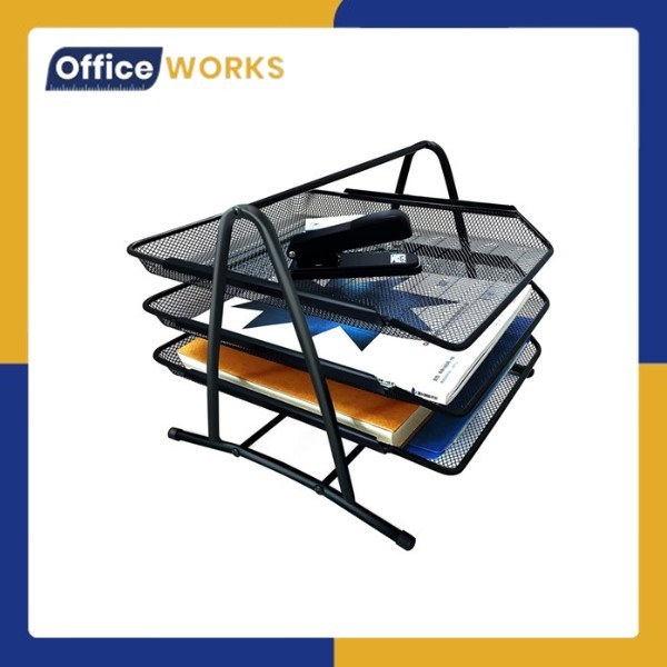 Metal Desk Tray 2 and 3 Layer | Shopee Philippines