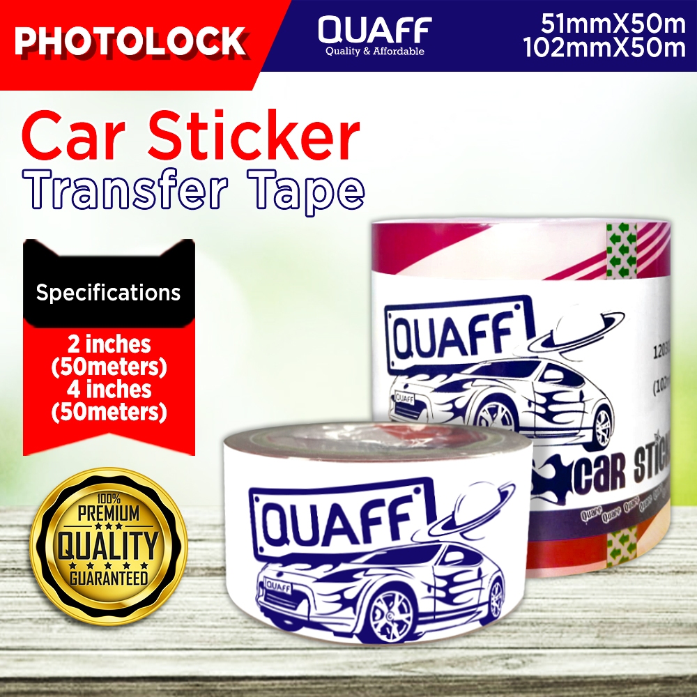 QUAFF Car Sticker Transfer Tape 2inches / 4inches | Shopee Philippines