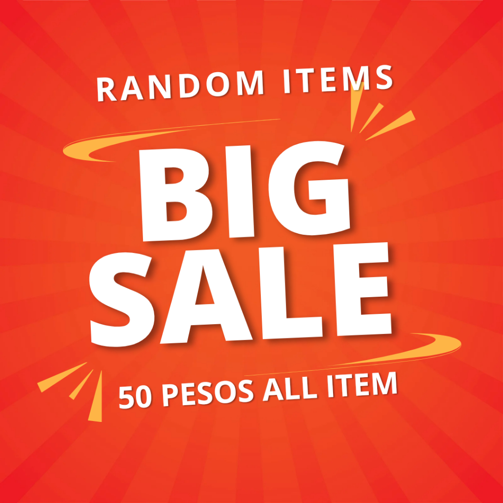BIG SALE! ALL ITEMS 50PESOS RANDOM ITEMS ALL BRANDNEW QUALITY | Shopee ...
