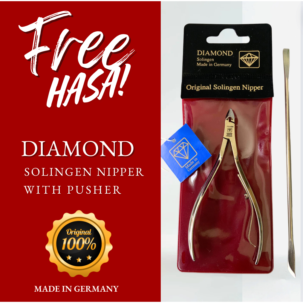 READY TO USE SHARPENED Diamond Solingen Nipper (with pusher) | Shopee ...