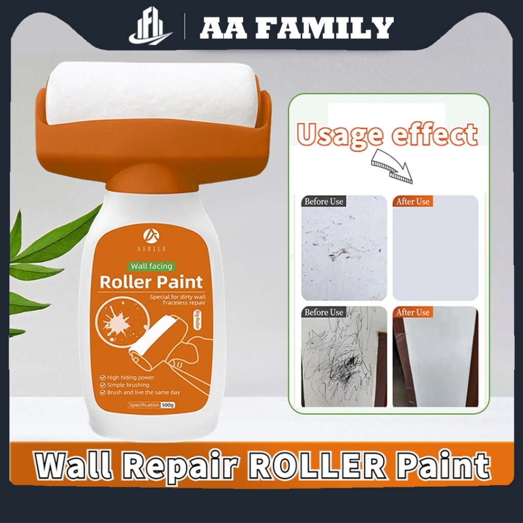 Wall Repair Roller Paint White Water Based Latex Paint Color Roller ...