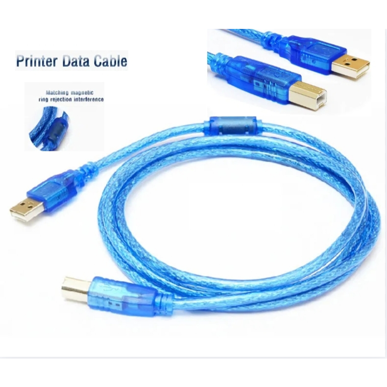 USB Printer Cable USB Type B Male to A Male USB 2.0 Cable for Label ...