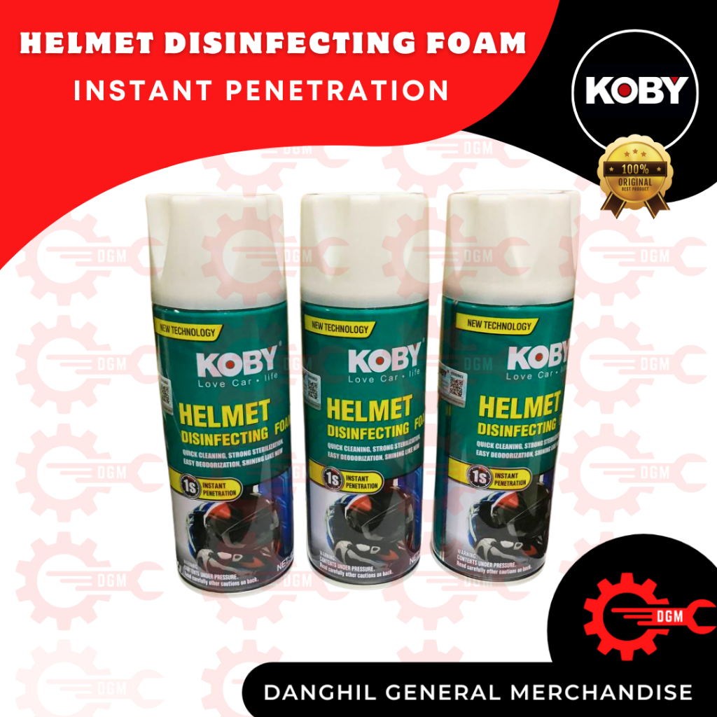 KOBY Helmet Disinfecting Foam 450ML | Shopee Philippines