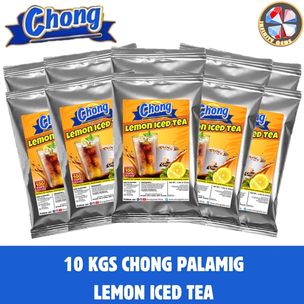 10 KGS CHONG PALAMIG LEMON ICED TEA PREMIXED POWDER | Shopee Philippines
