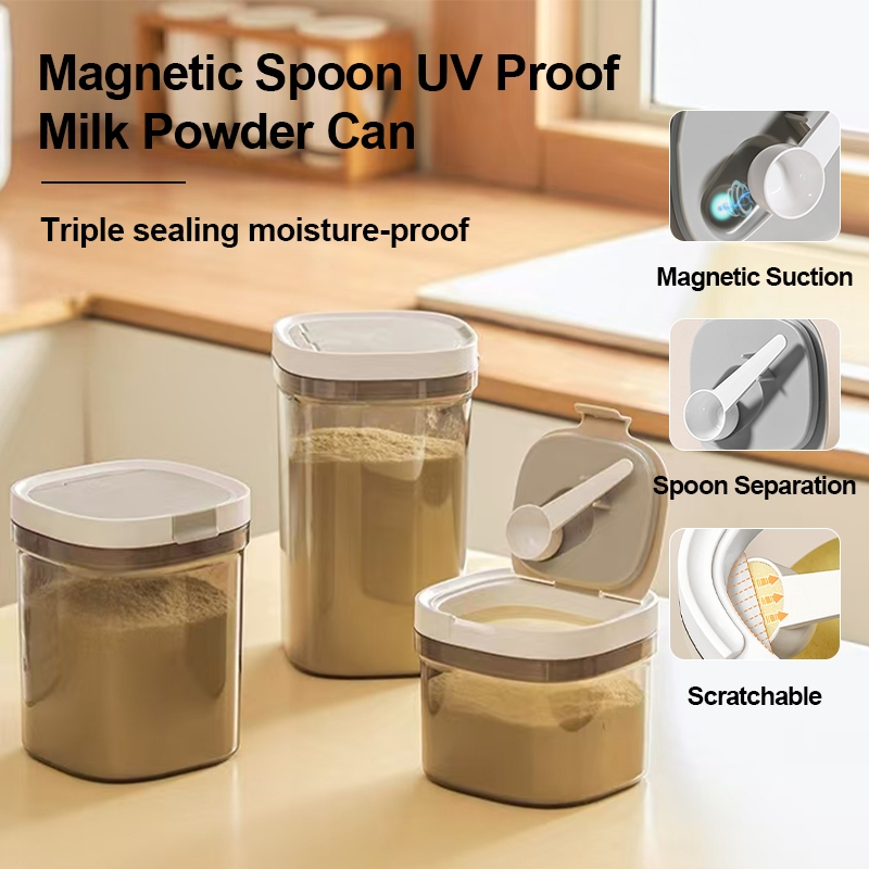 1800/1300/800ML Milk Storage Container Baby Milk Powder Airtight ...