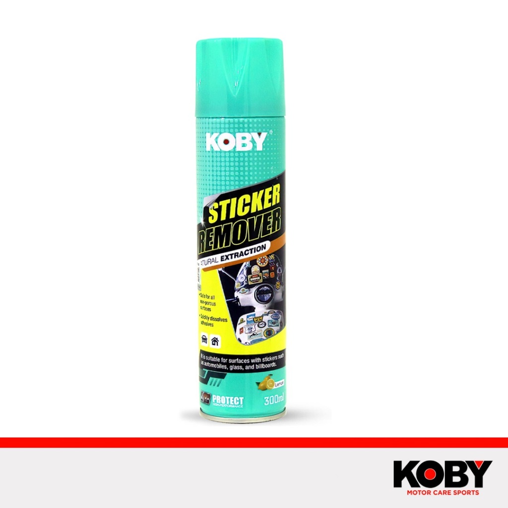 KOBY STICKER REMOVER SPRAY 300ML (lemon scent) - M358 | Shopee Philippines