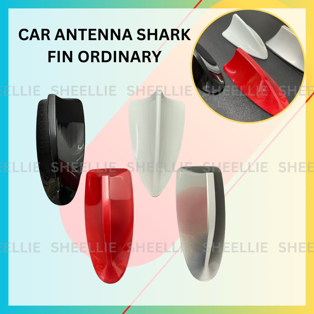 Universal HYBRID Sharks Fin Shark Antenna FOR ALL CAR WATERPROOF AM/FM ...