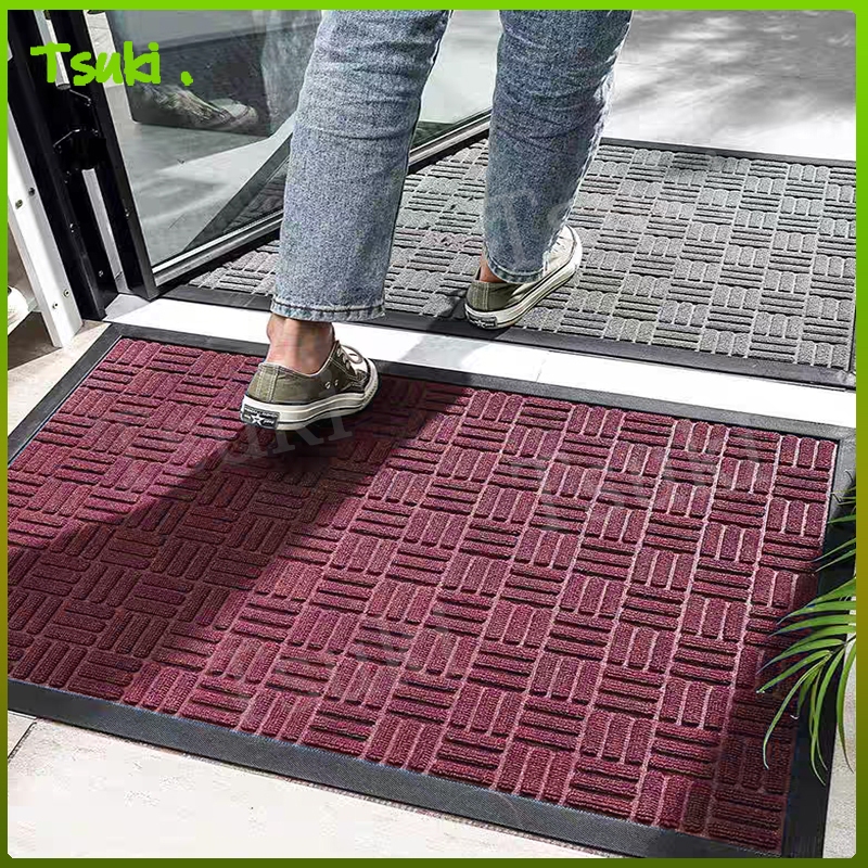 Entrance door mat Welcome ront Bathroom bedroom Access non-slip Rub ...