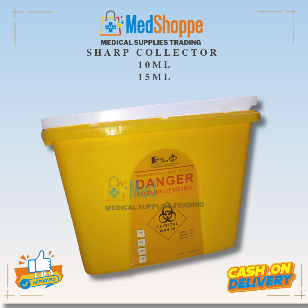 Sharp Collector Biohazard Container Volume 10Liter,15Liter | Shopee ...