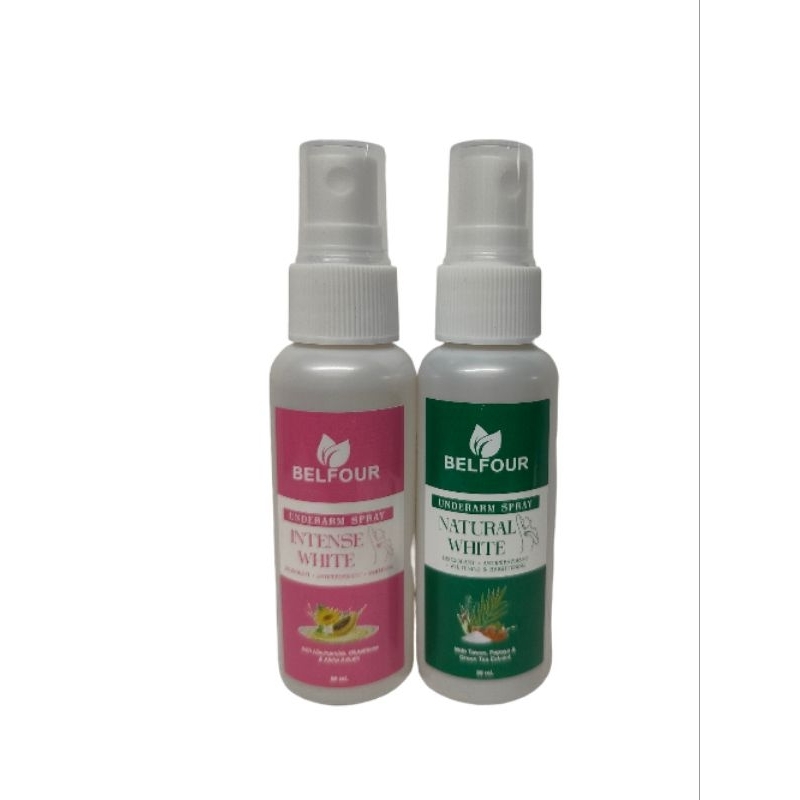 Belfour Underarm Spray Intense white/ Natural white 50ml | Shopee ...