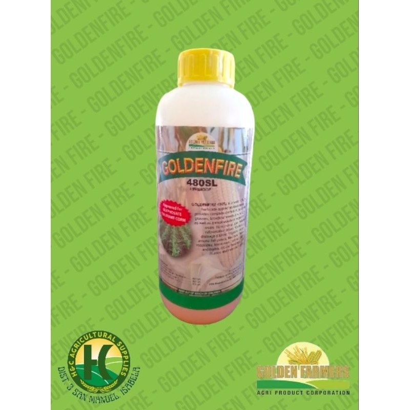 GOLDENFIRE 480SL Herbicide 1 Liter by Golden Farmers | Shopee Philippines