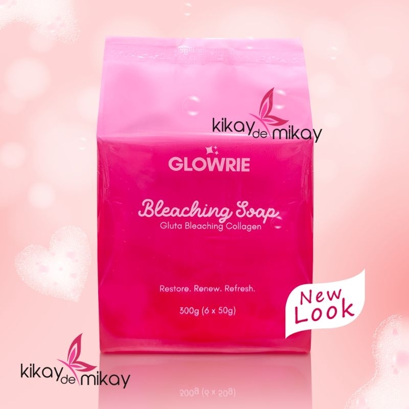 GLOWRIE BLEACHING SOAP (6BARS INSIDE) | Shopee Philippines