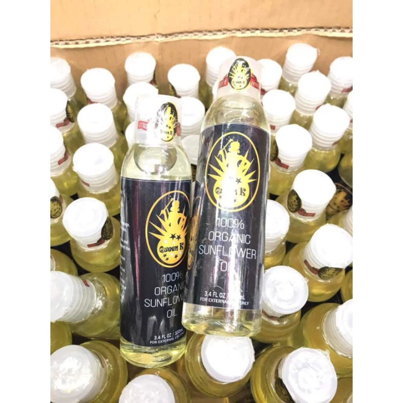 Queen K Sunflower oil magic oil (pure organic) | Shopee Philippines