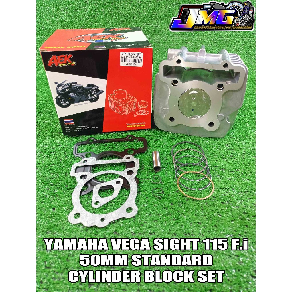 AEK CYLINDER BLOCK SET YAMAHA VEGA SIGHT 115 STANDARD 50MM / 55MM ...