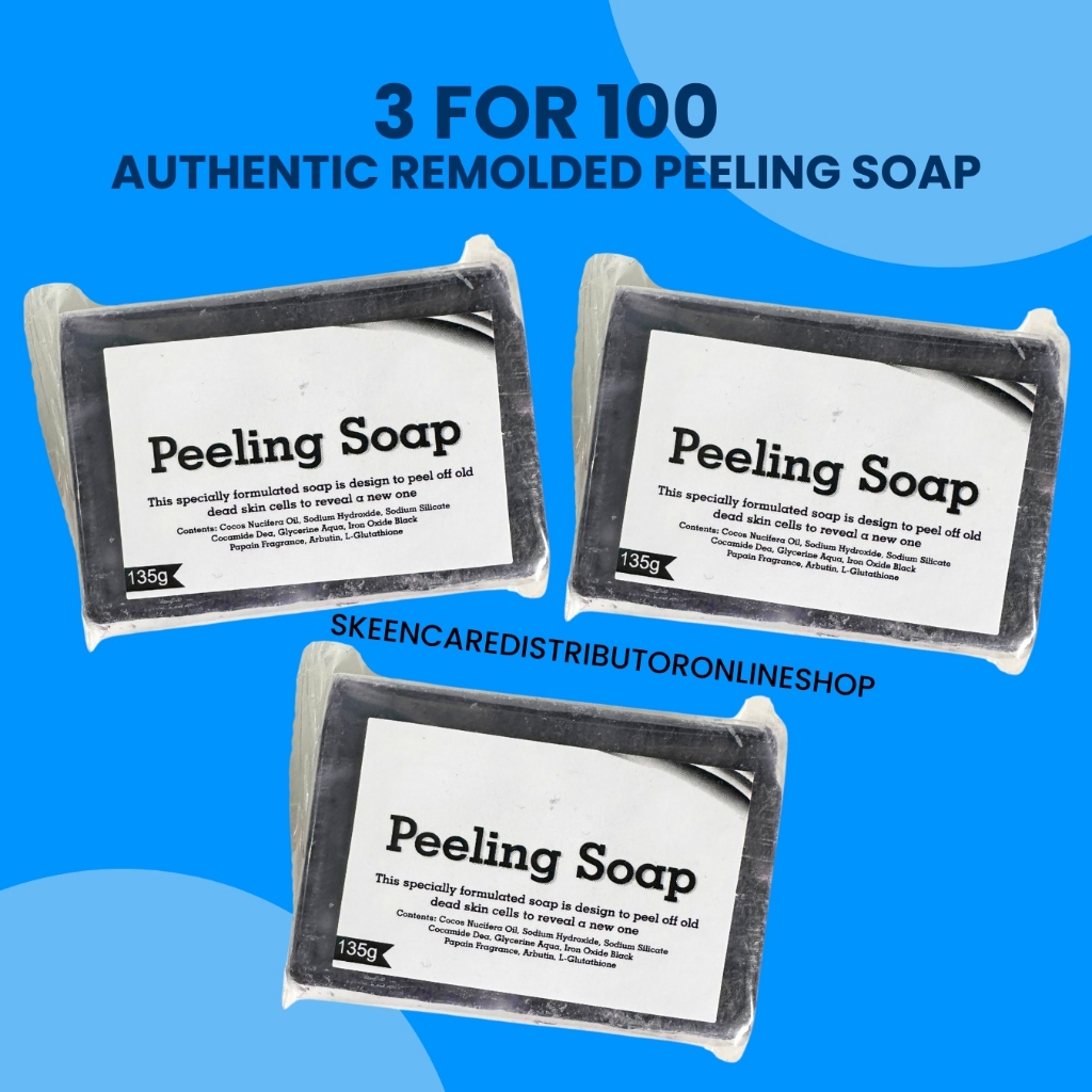 3 for 100 Remolded Peeling Soap Original | Shopee Philippines