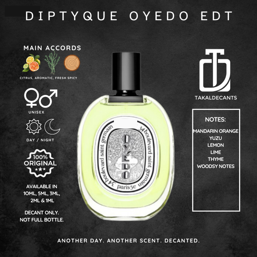 Diptyque Oyedo (1ml/2ml/3ml/5ml/10ml) TAKALDECANTS | Shopee Philippines