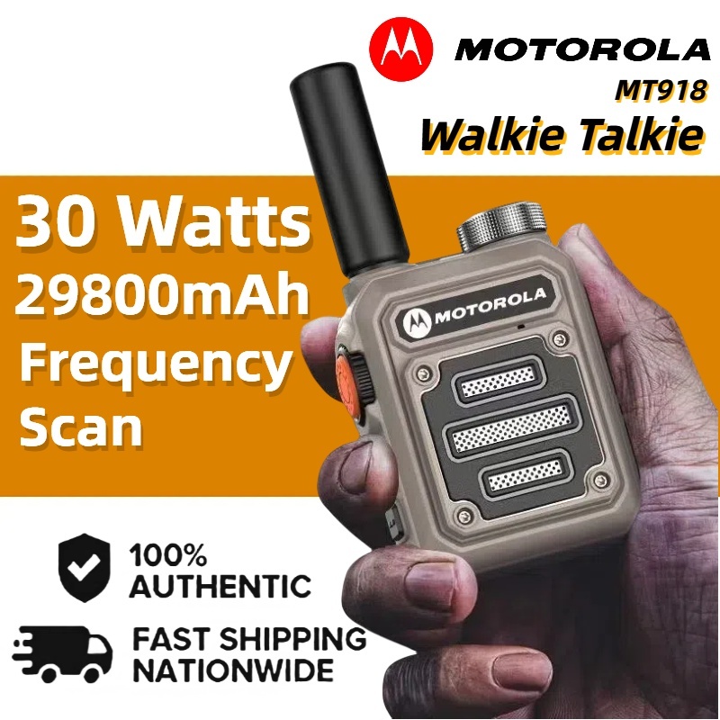 Motorola MT918 Walkie Talkie Two Way Radio Long Range 5KM 30 Watts ...