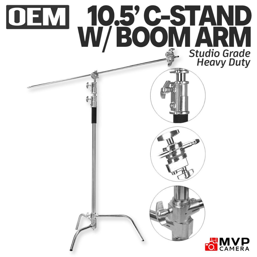 GENERIC C-Stand Cstand with Arm Turtle base 3.2M 10.5ft Heavy Duty ...