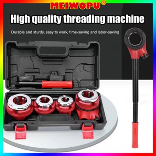 Manual Threading Machine 1/2 3/4 1 Inch Water Pipe Galvanized Steel ...