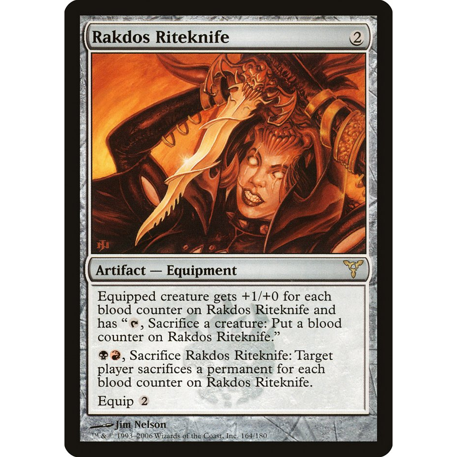 Rakdos Riteknife - Artifact - Near Mint - Non-Foil - DIS - Colorless ...