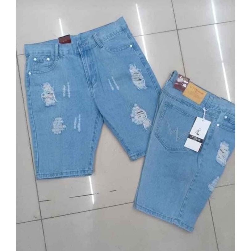 Tattered Shorts for Men Casual Denim Short Men (Size: 28-42) | Shopee ...