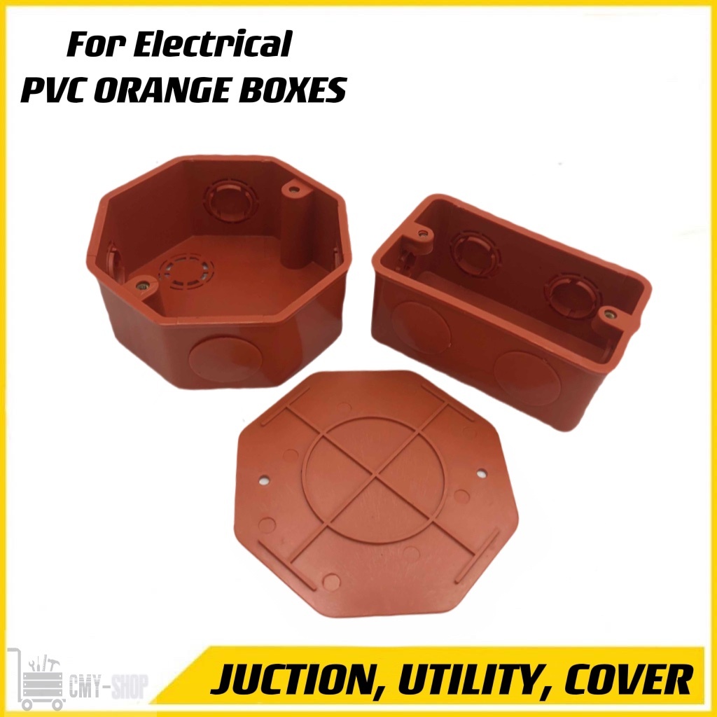 PVC Junction Box/ Cover / Utility Box for Electrical | Shopee Philippines