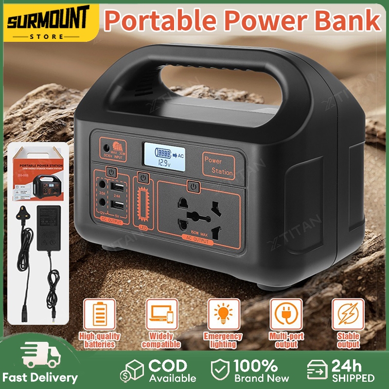 Portable Power Station 220v 150w Power Station Multi-Function Big ...