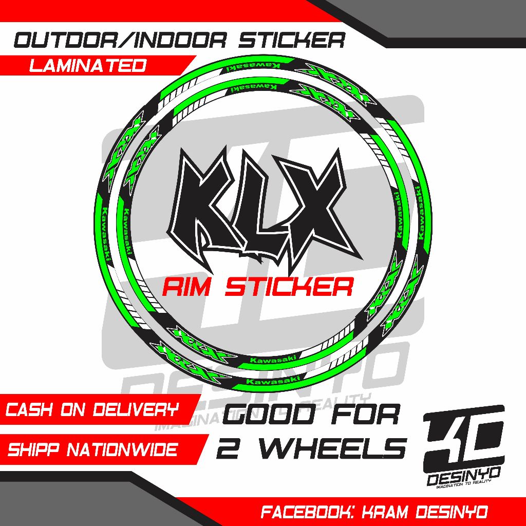 KLX 150L/S RIM STICKER | Shopee Philippines
