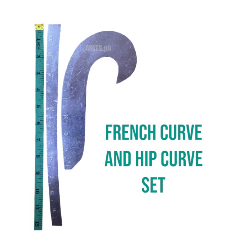 French Curve ruler and Hip curve Set Aluminum Non-rusty | Shopee ...