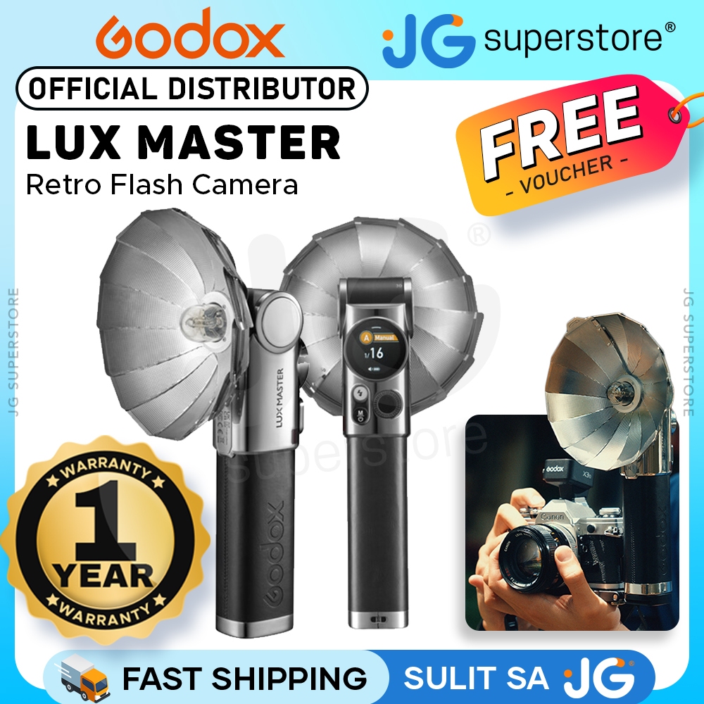 Godox Lux Master 2.4GHz Wireless TTL HSS Retro Camera Flash with Max ...
