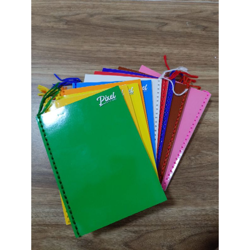 Pixel Notes Notebook with Yarn Plain Color 80Leaves (1 piece) | Shopee ...