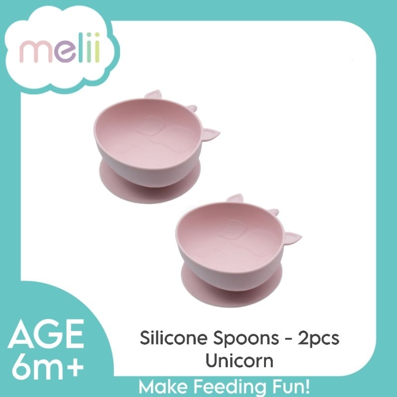 Melii Baby Silicone Suction Bowls (2 pack set) | Shopee Philippines