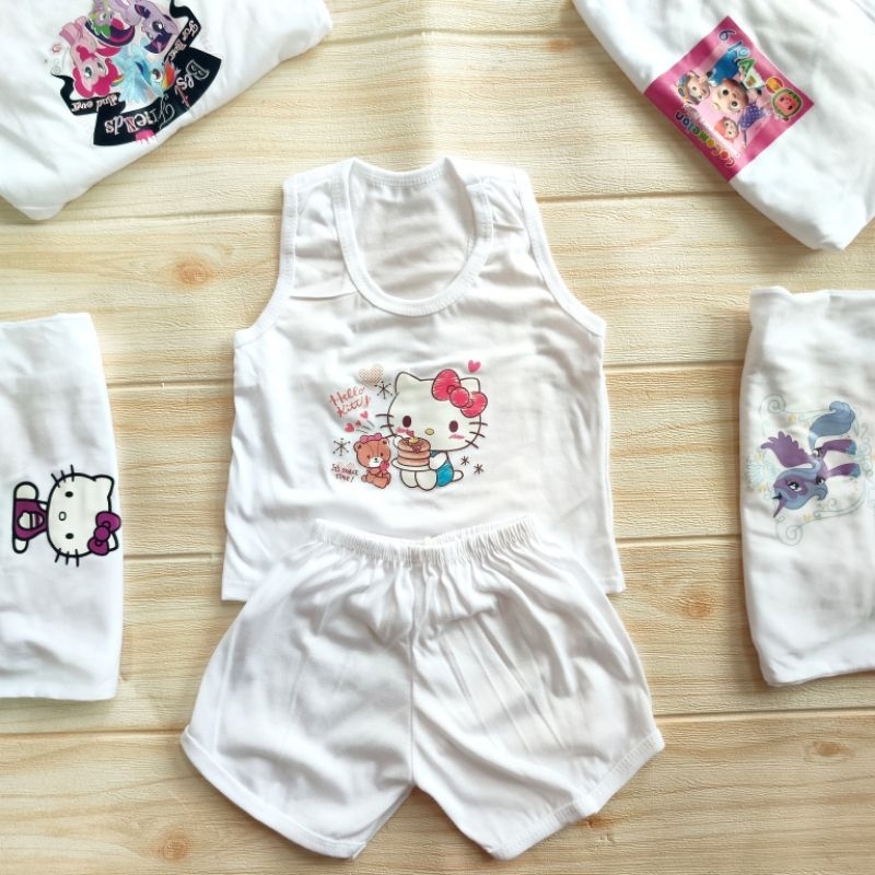 Alpha Baby Sando White Terno for Baby Girl | Sando Terno I 0-9 months ...