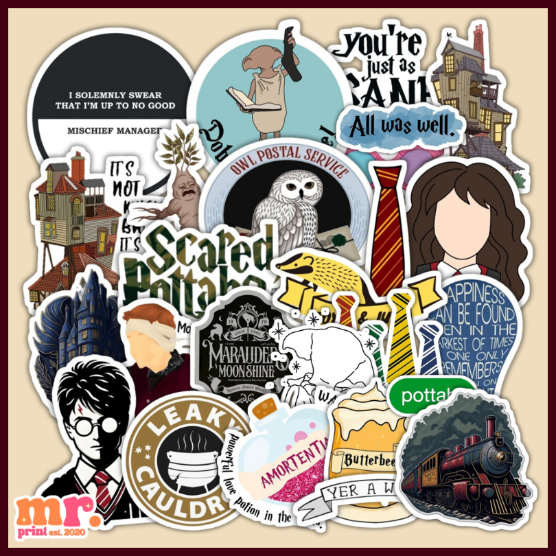 HARRY POTTER VOL 6 STICKERS WIZARD WATERPROOF STICKERS | Shopee Philippines