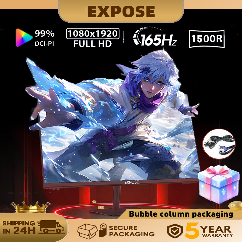 Expose 24 inch monitor 27 inch 75Hz/165Hz IPS 1080p Gaming monitor ...