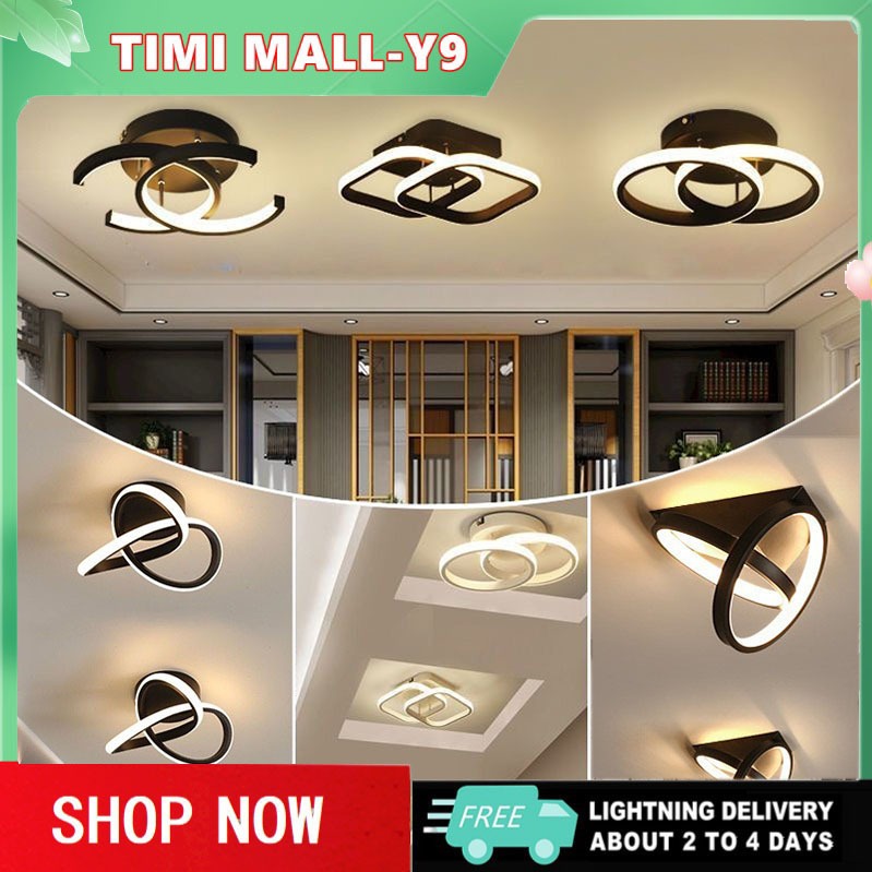3 color Ceiling Light Tricolor LED Ceiling Light Living Room Bedroom Modern Pendant Light ...