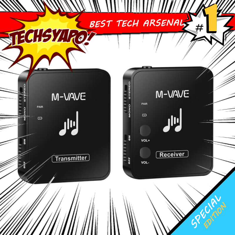 MVAVE WP10 2.4GHz WIRELESS EARPHONE MONITOR SYSTEM RECHARGEABLE ...