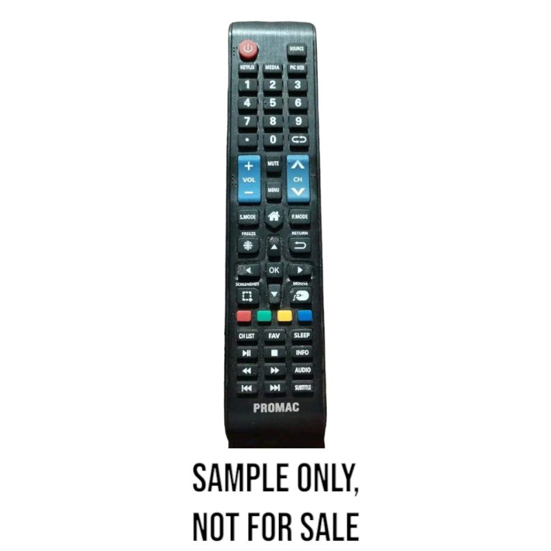 Promac Remote / Promac Smart TV Remote / Replacement Remote for Promac ...