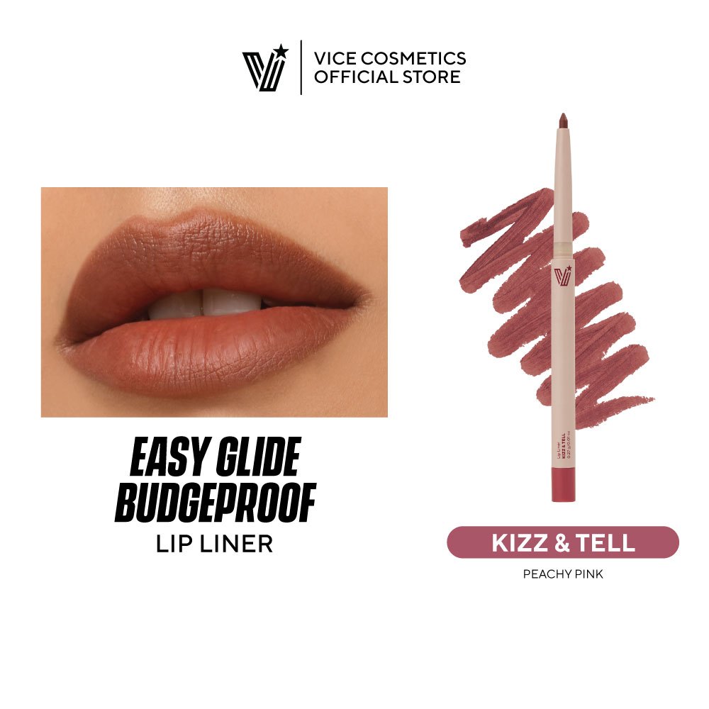 VICE CO. Perfect Kizz Lock Liner Budgeproof Lip Liner | Shopee Philippines