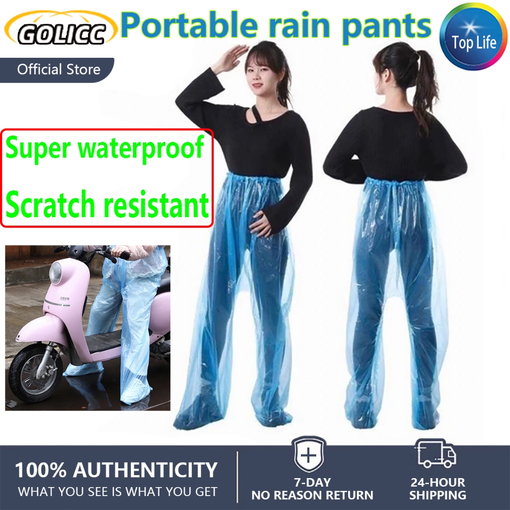 1/5/10Pcs Portable High-Quality Rain Pants Waterproof And Scratch ...